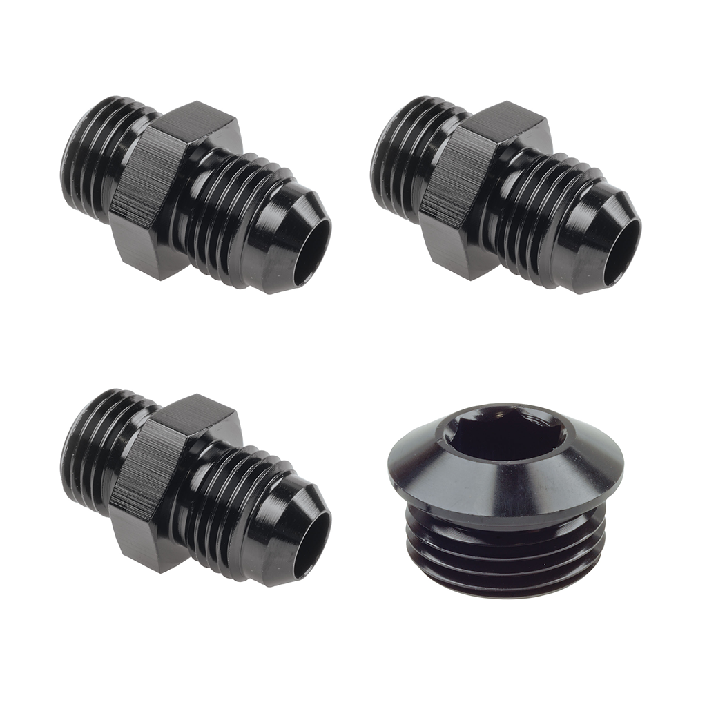 Raceworks FPR Fitting Kit - (ORB-6 to AN-6) – TJD Automotive
